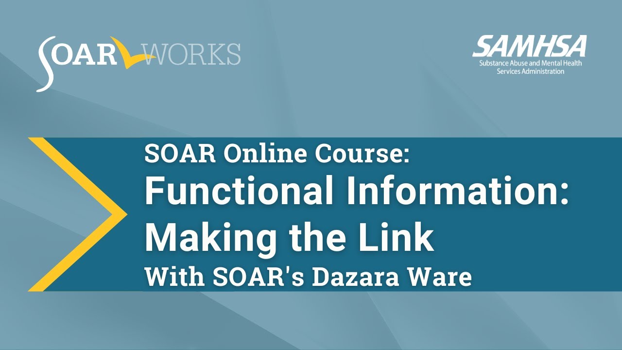 Soar Online Course Functional Information Making The Link Youtube