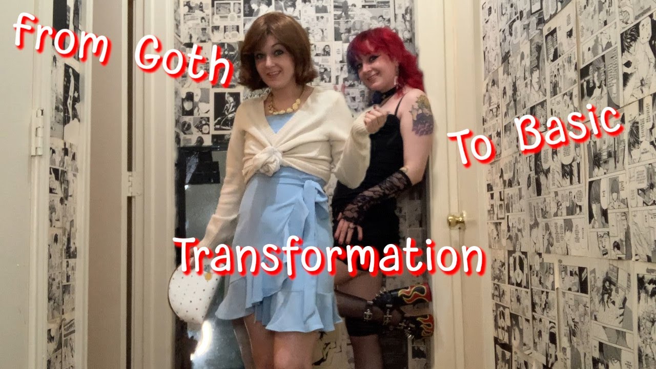 Goth To Basic Style Transformation Youtube