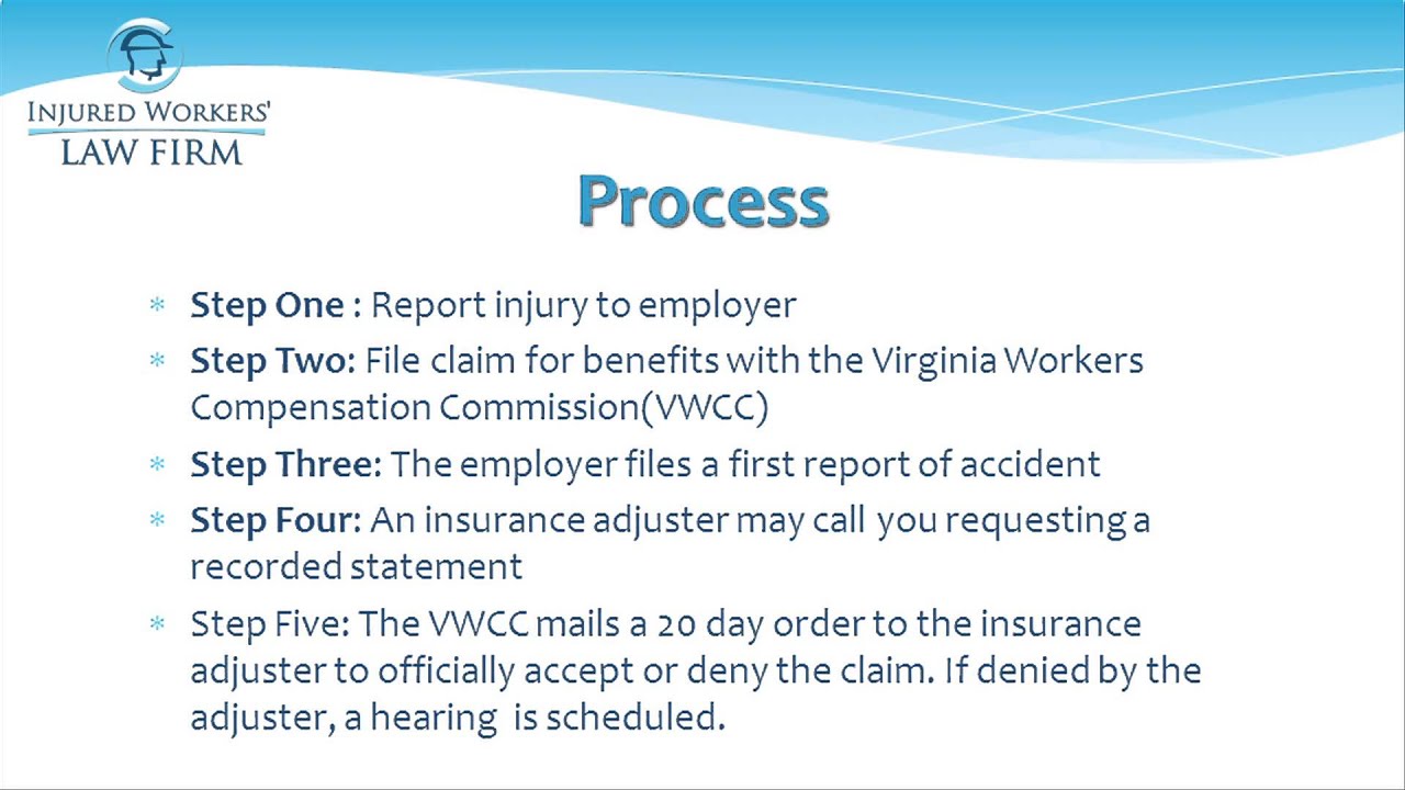 Virginia Workers Compensation Worker S Compensation Claim Process