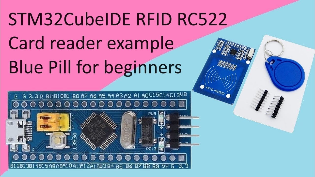 88 Stm32cubeide Rfid Rc522 Module With Stm32f103c8t6 Youtube