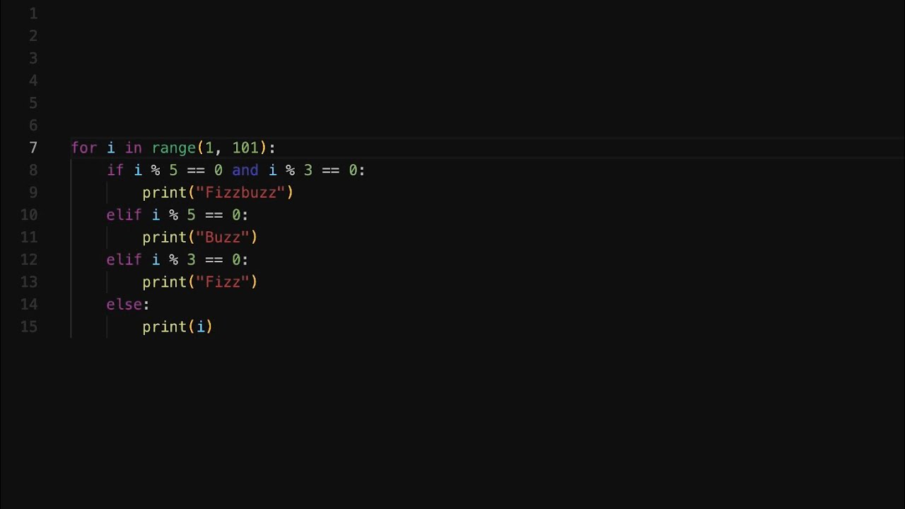Fizzbuzz In Python And Java Youtube