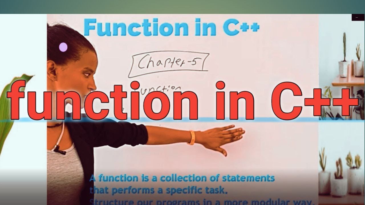 Introduction To Function C Youtube