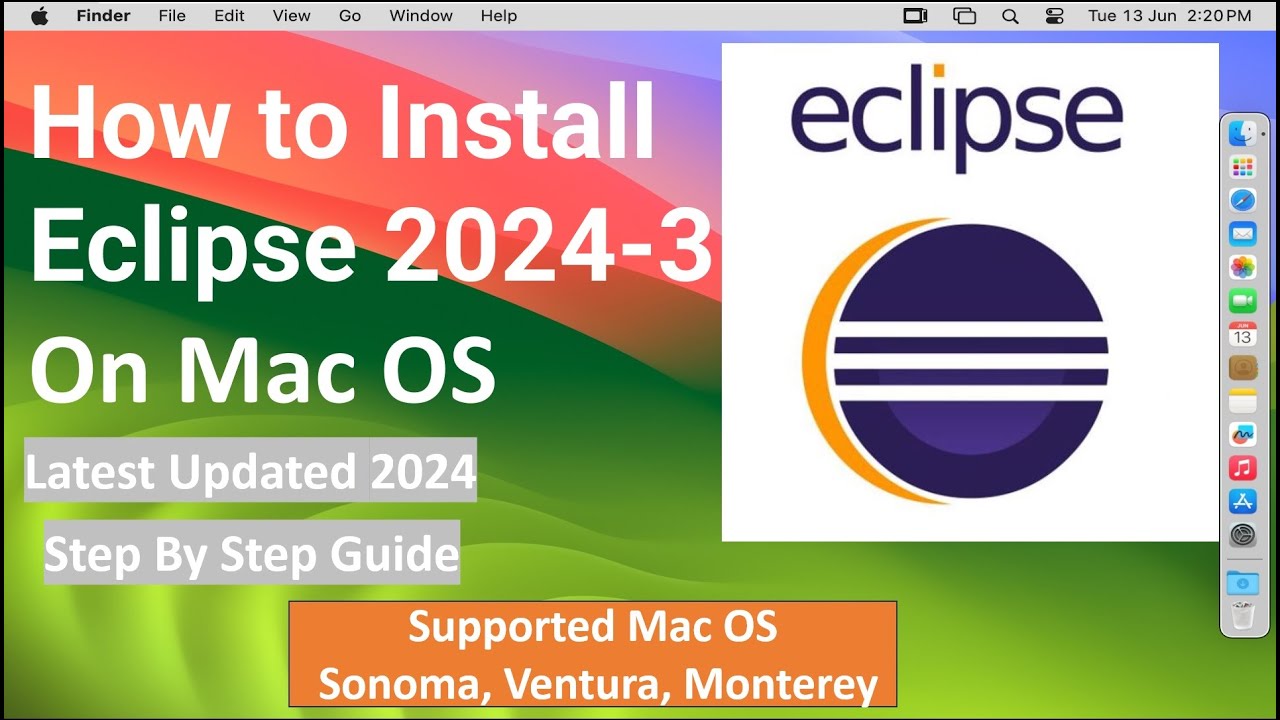 How To Install Eclipse Ide 2024 3 In Macos Intel M1 M2 M3 Youtube