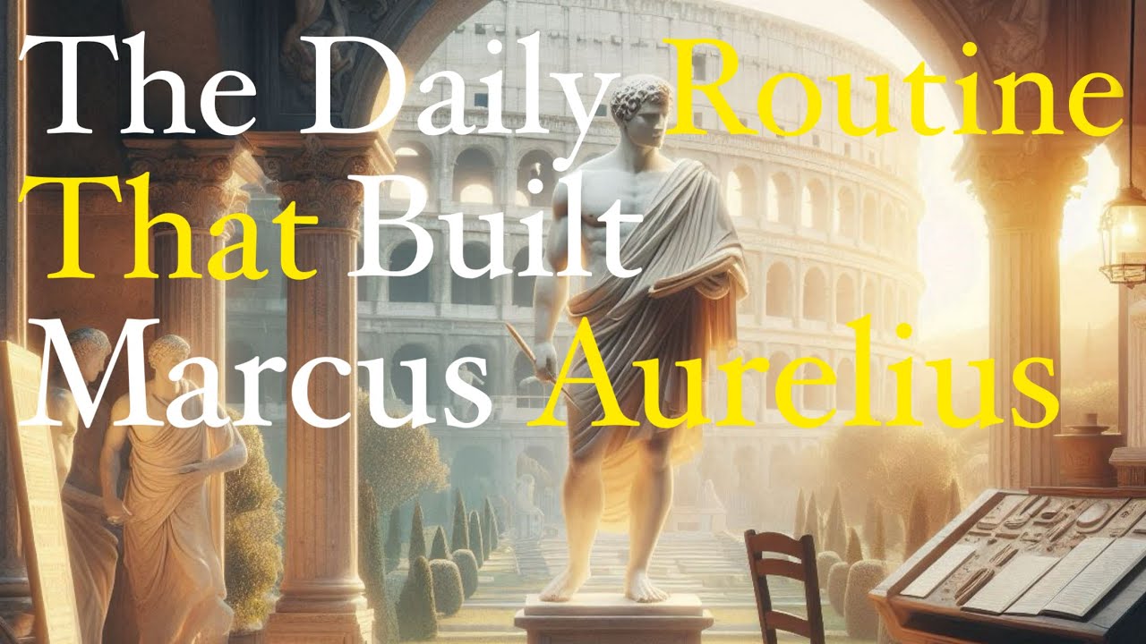 The Daily Routine That Built Marcus Aurelius Youtube