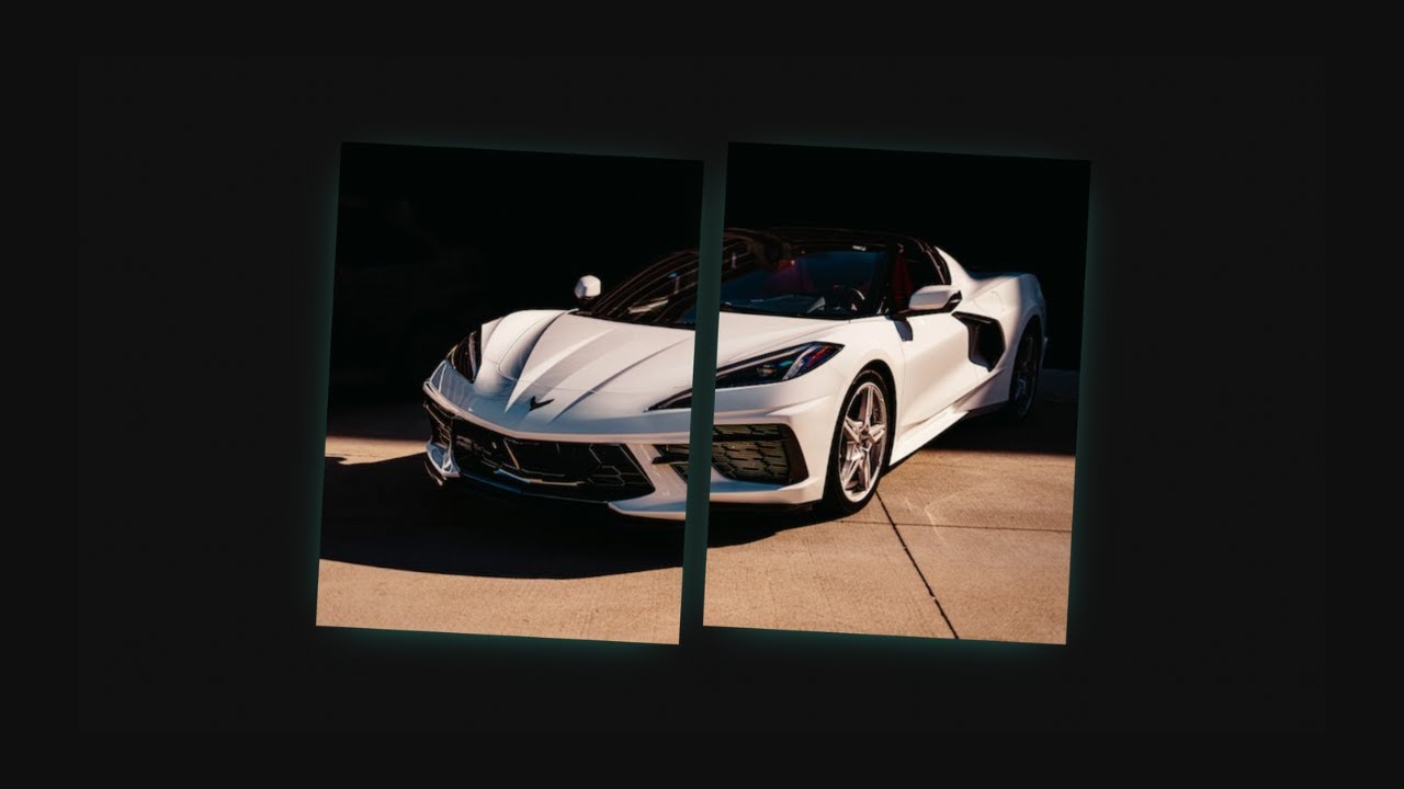 How To Create A Split Image Effect Using Html Css Youtube