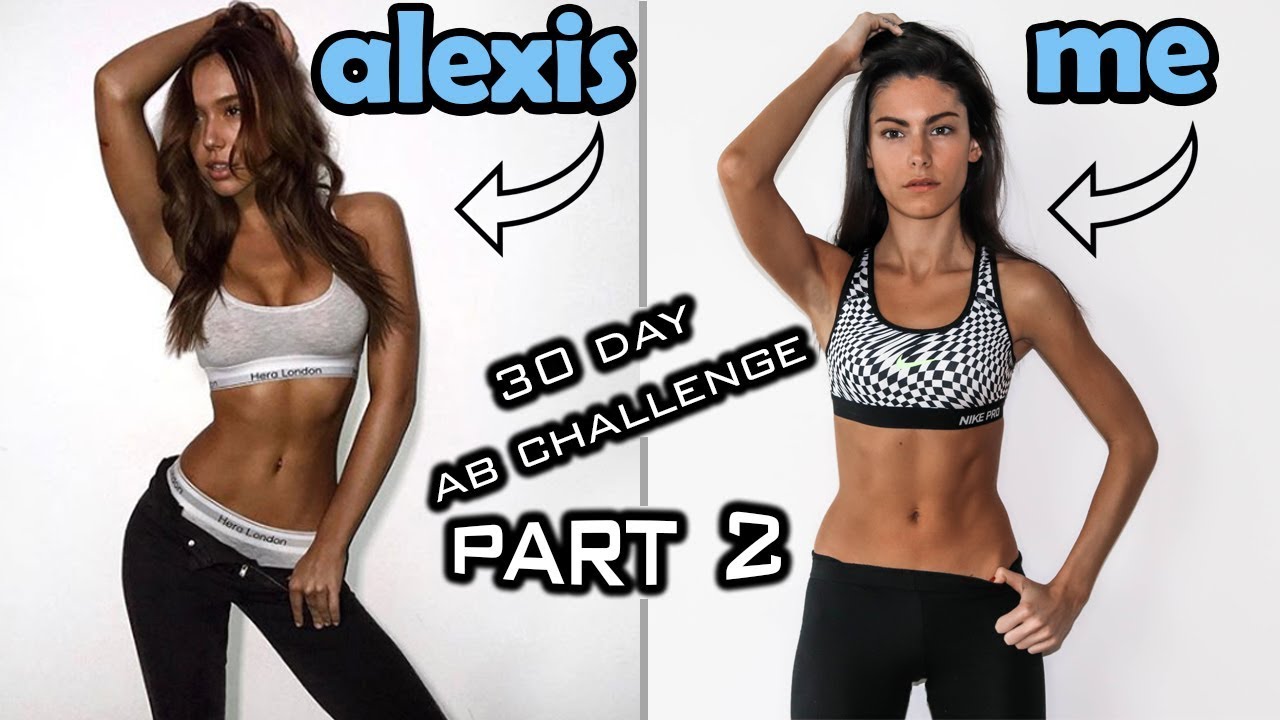 Part 2 Alexis Ren S 30 Day Ab Workout Youtube
