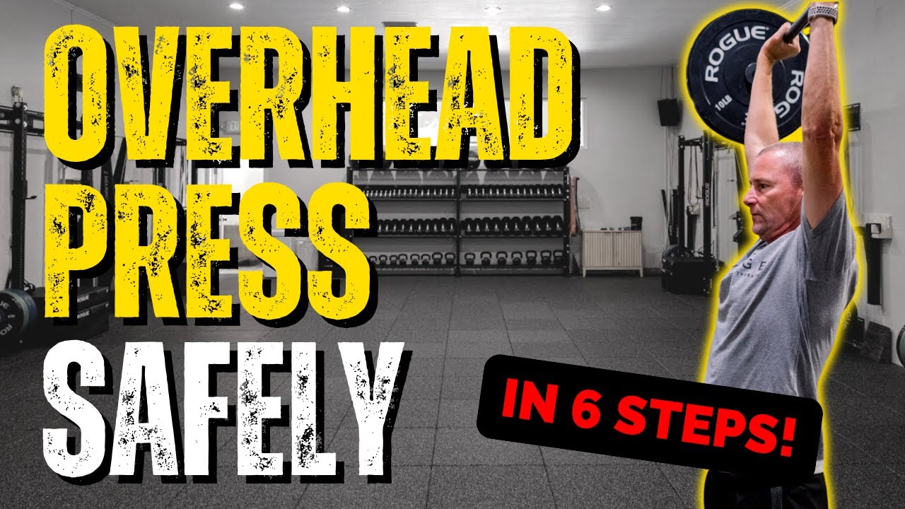 How To Do The Barbell Overhead Press For Seniors Youtube