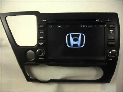Honda Civic Sedan 2014 2015 Android Auto Radio Dvd Gps Wifi Youtube