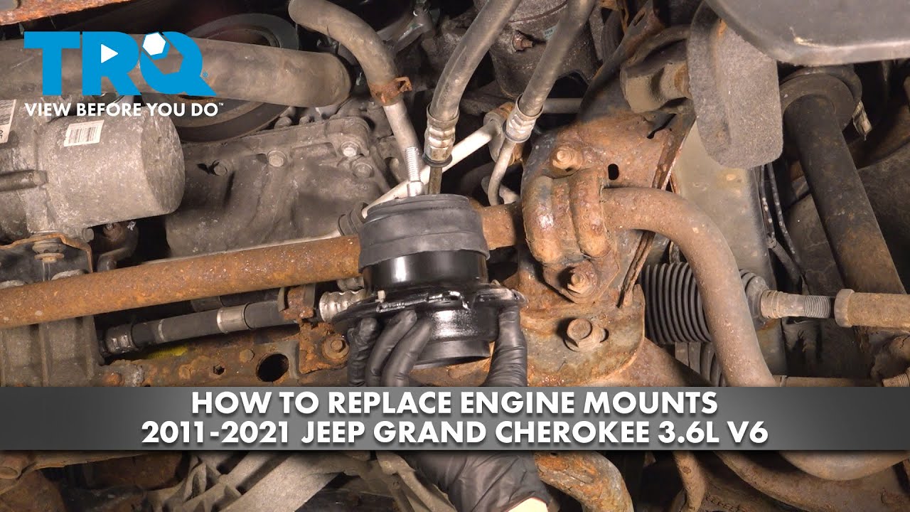 How To Replace Engine Mounts 2011 2021 Jeep Grand Cherokee 3 6l V6