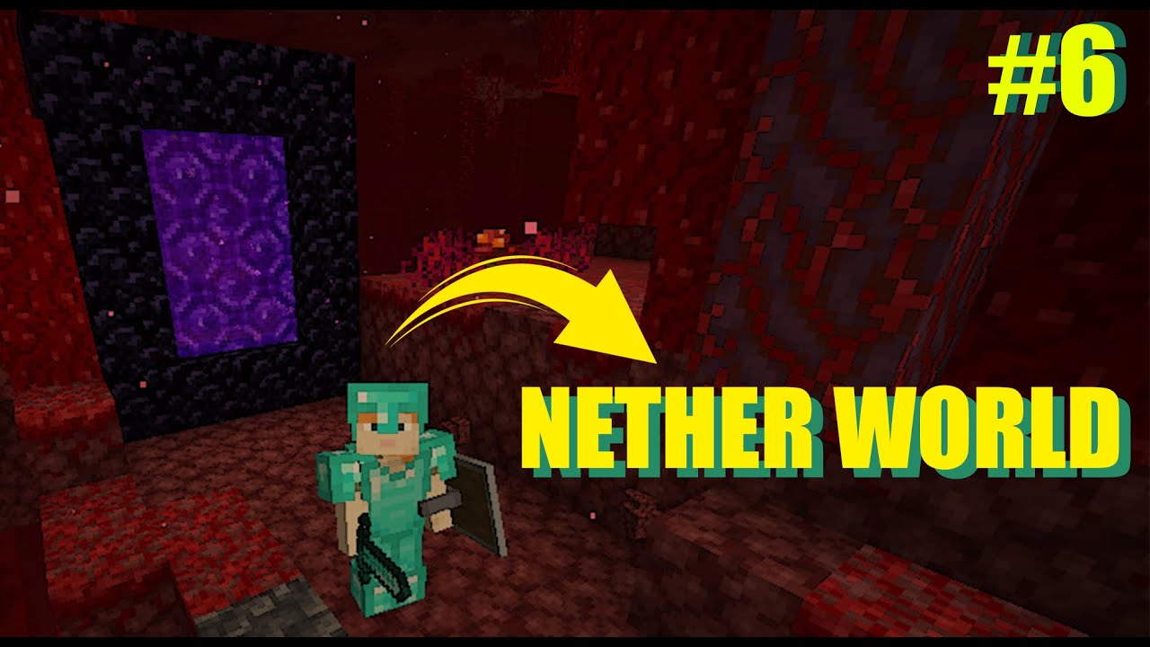 Exploring The Nether World Minecraft Gameplay Youtube