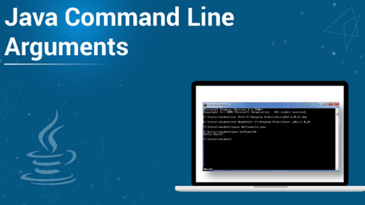Command Line Arguments In Java Youtube