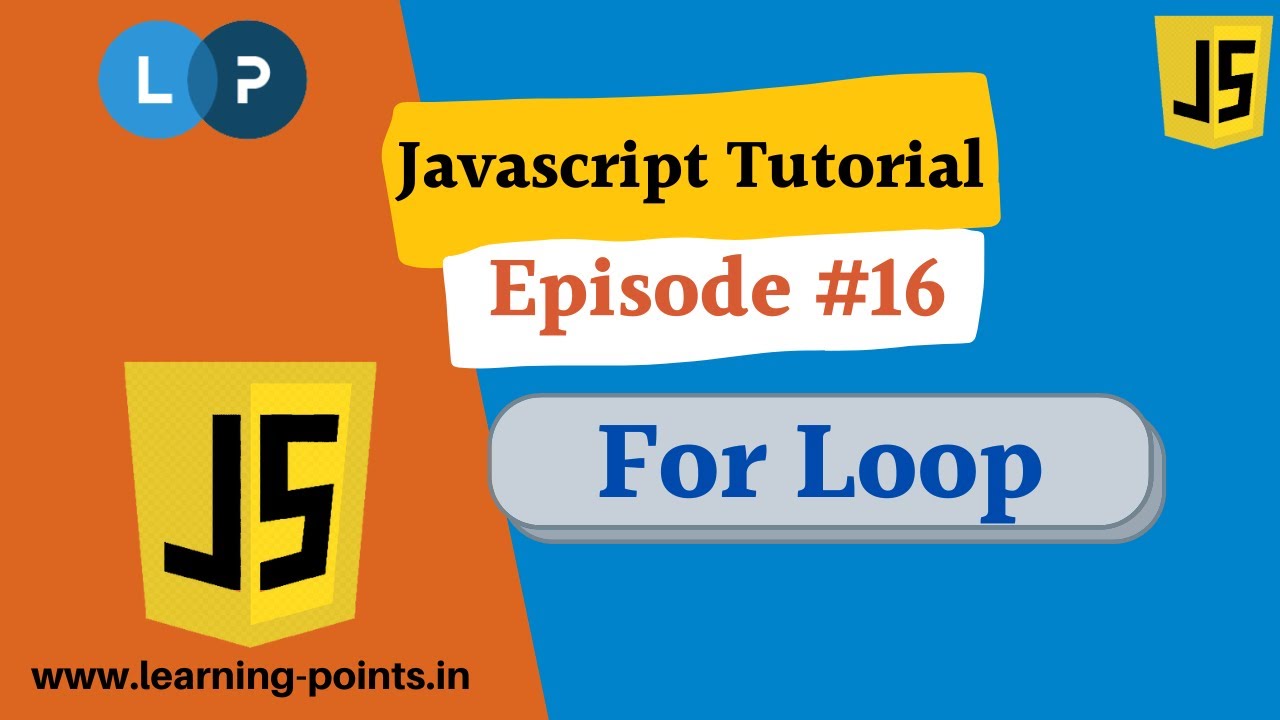 For Loop 16 Javascript Tutorial For Beginners Javascript Tutorial