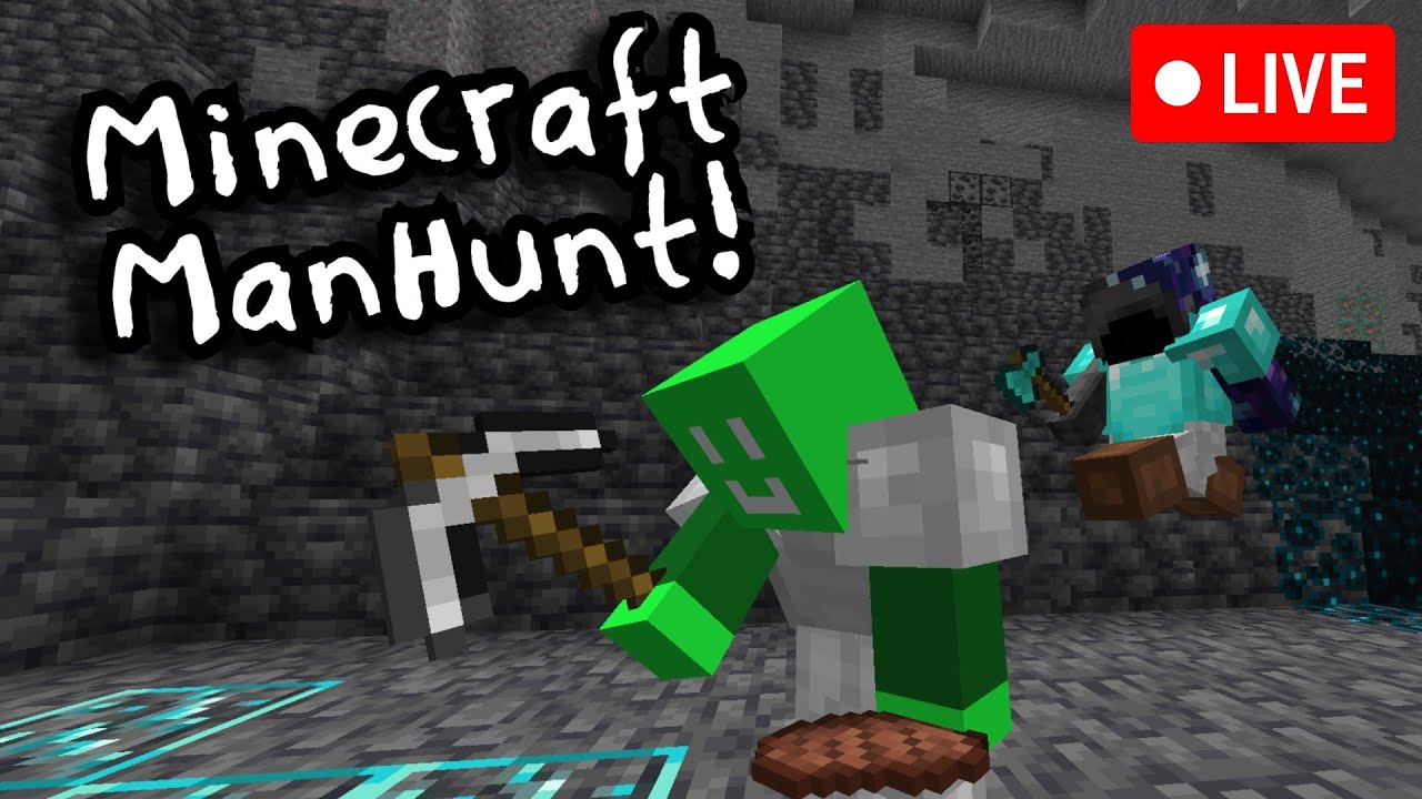 Minecraft Manhunt With Viewers Live Youtube