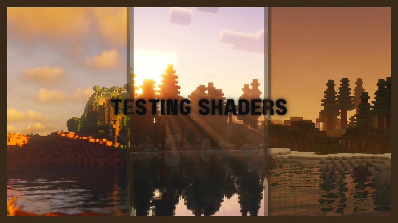 Testing 5 Popular Minecraft Shader Packs Youtube