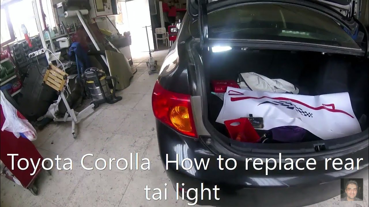 How To Replace Brake Light Bulb Toyota Corolla Hatch 2010
