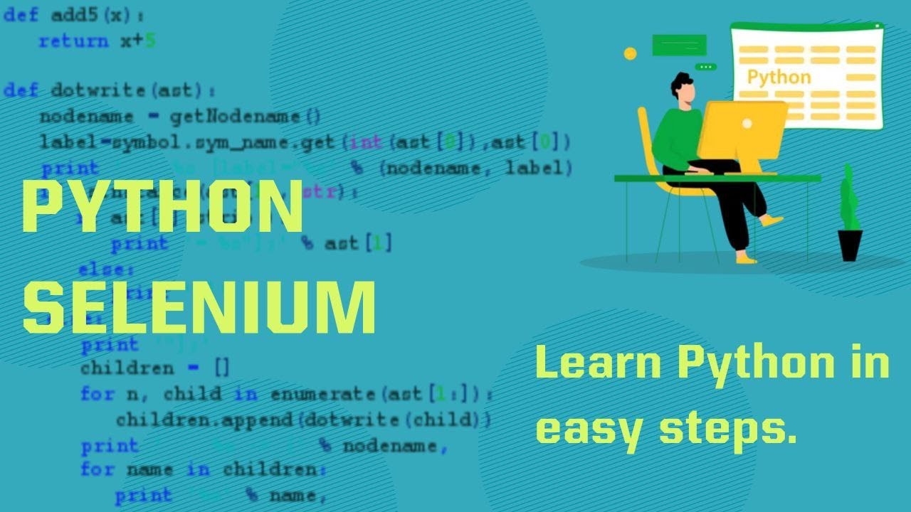 Step By Step Python Selenium Tutorial For Beginners Automate Web