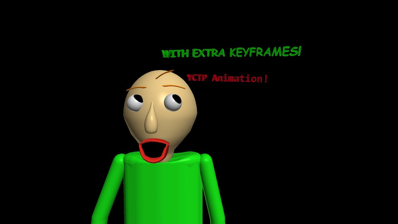 Baldi S Basics Yctp Animation With Extra Keyframes Youtube