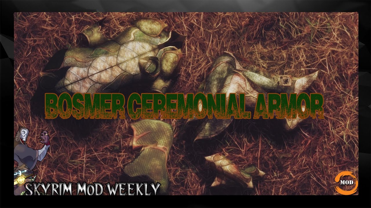Skyrim Armor Mod Bosmer Ceremonial Armor Youtube