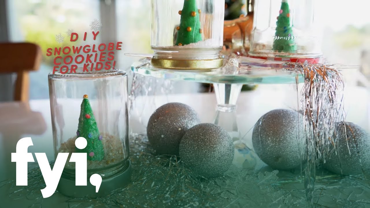 Diy No Bake Snowglobe Cookies For Kids Home Made Fyi Youtube