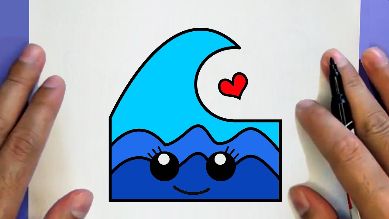 Cómo Dibujar Un Tsunami Lindo Passo A Passo Jack Dibujos Youtube