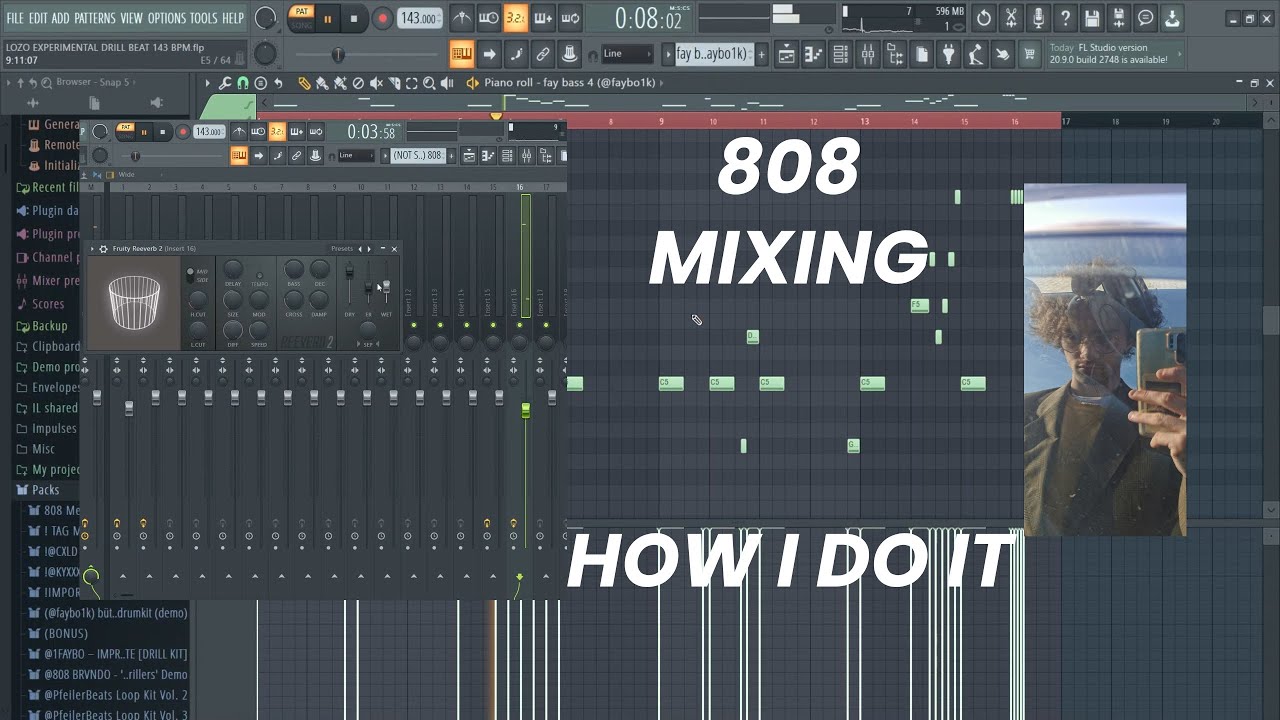 808 Mixing Tutorial Drill Fl Studio Tutorial 2022 Youtube