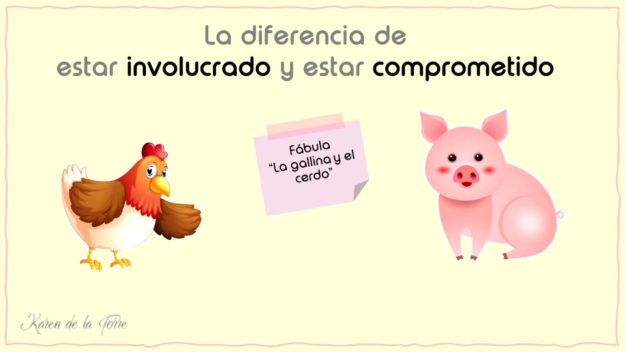 La Diferencia De Estar Involucrado Y Estar Comprometido Youtube