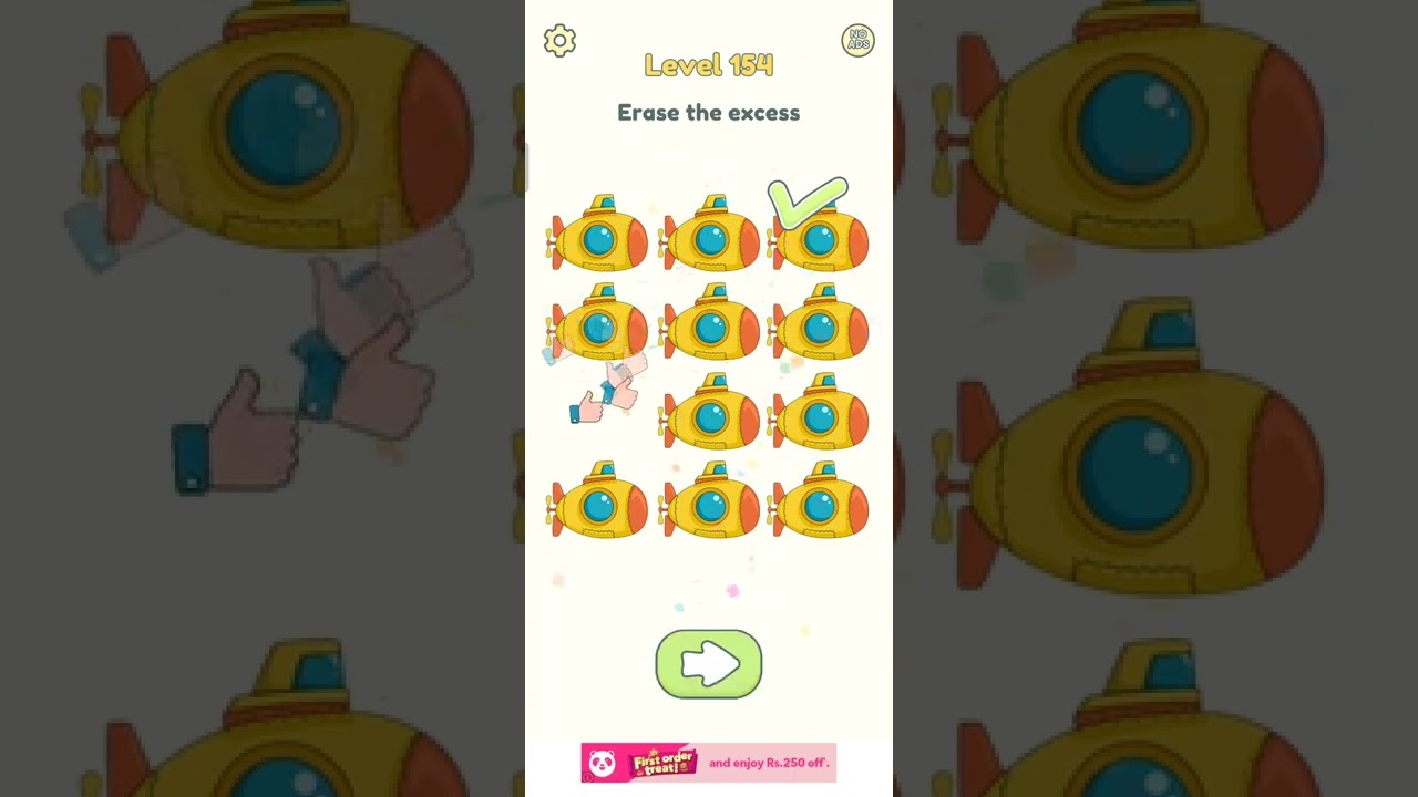 Dop 2 Delete One Part Level 154 Solution 154 Youtubeshorts Ytshorts