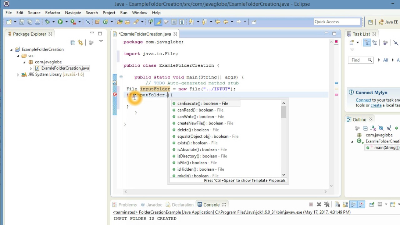 How To Create Folder Or Directory Or Subdirectory In Java By R Mallick