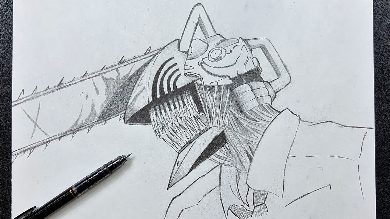 Chainsaw Man Drawing Easy Denji At Arthur Popp Blog