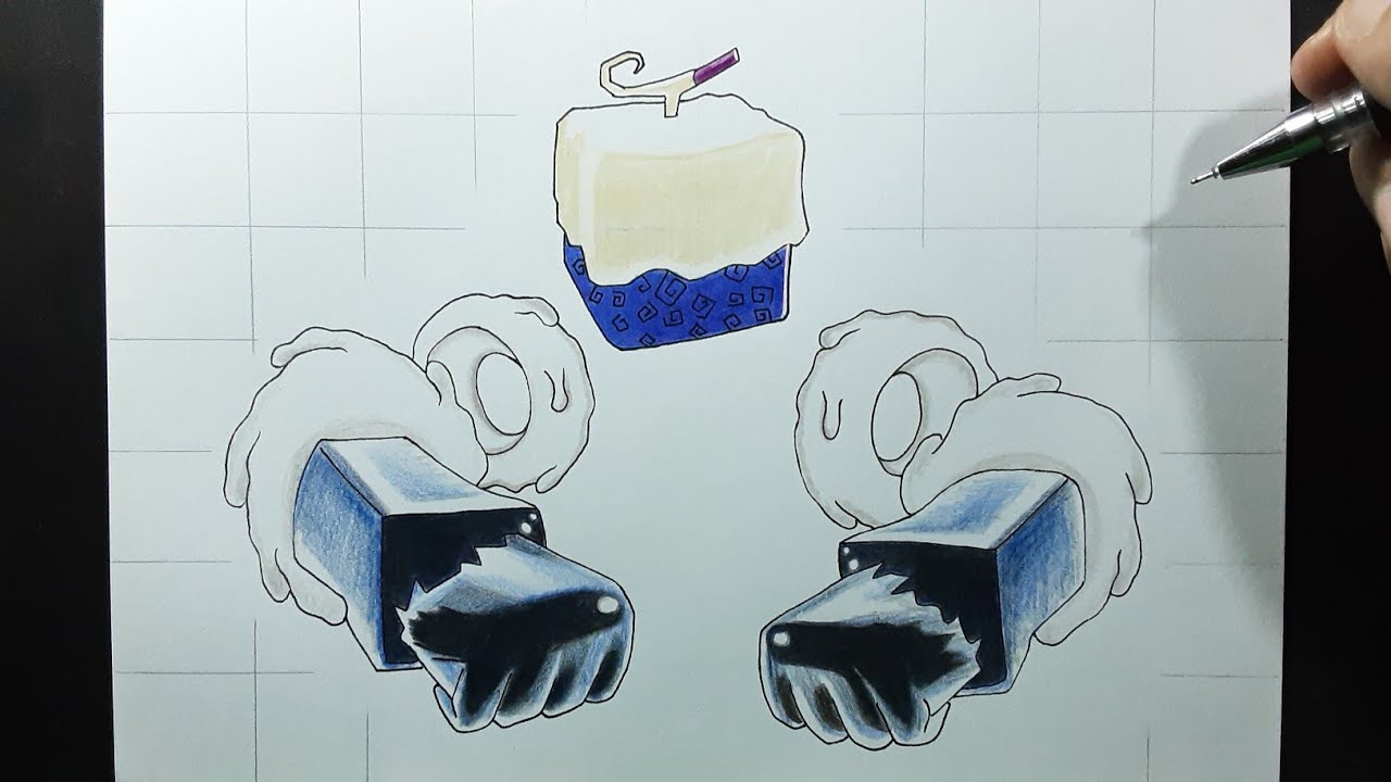 How To Draw Mochi Blox Fruits Youtube