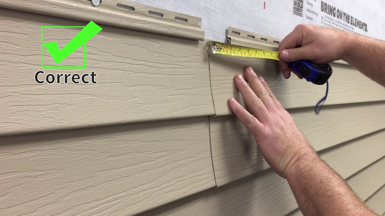Kaycan Vinyl Siding Installation Tips Overlapping Youtube