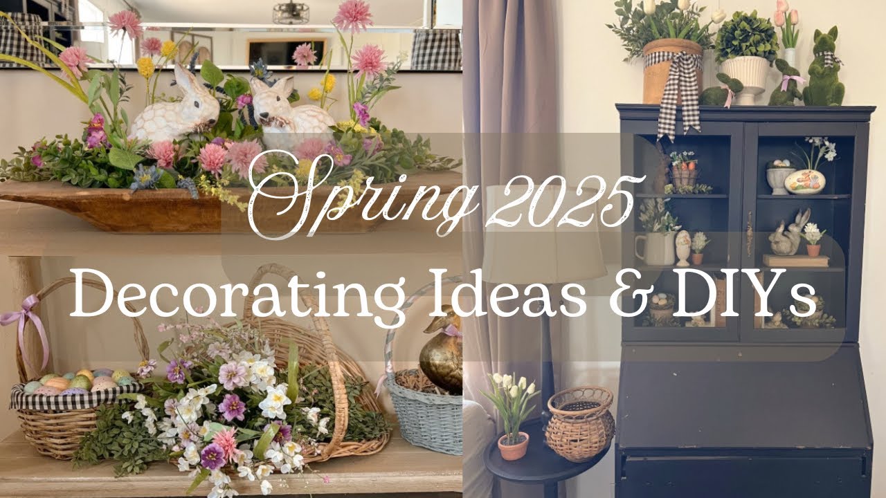 Spring Decorating 2025 Diy Home Decor Maximalist Decorating Youtube
