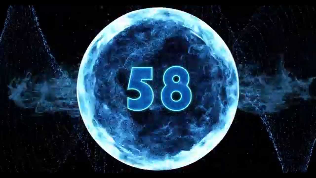 Countdown Timer 60 Seconds V 263 Circle Clock With Sound Effects 4k
