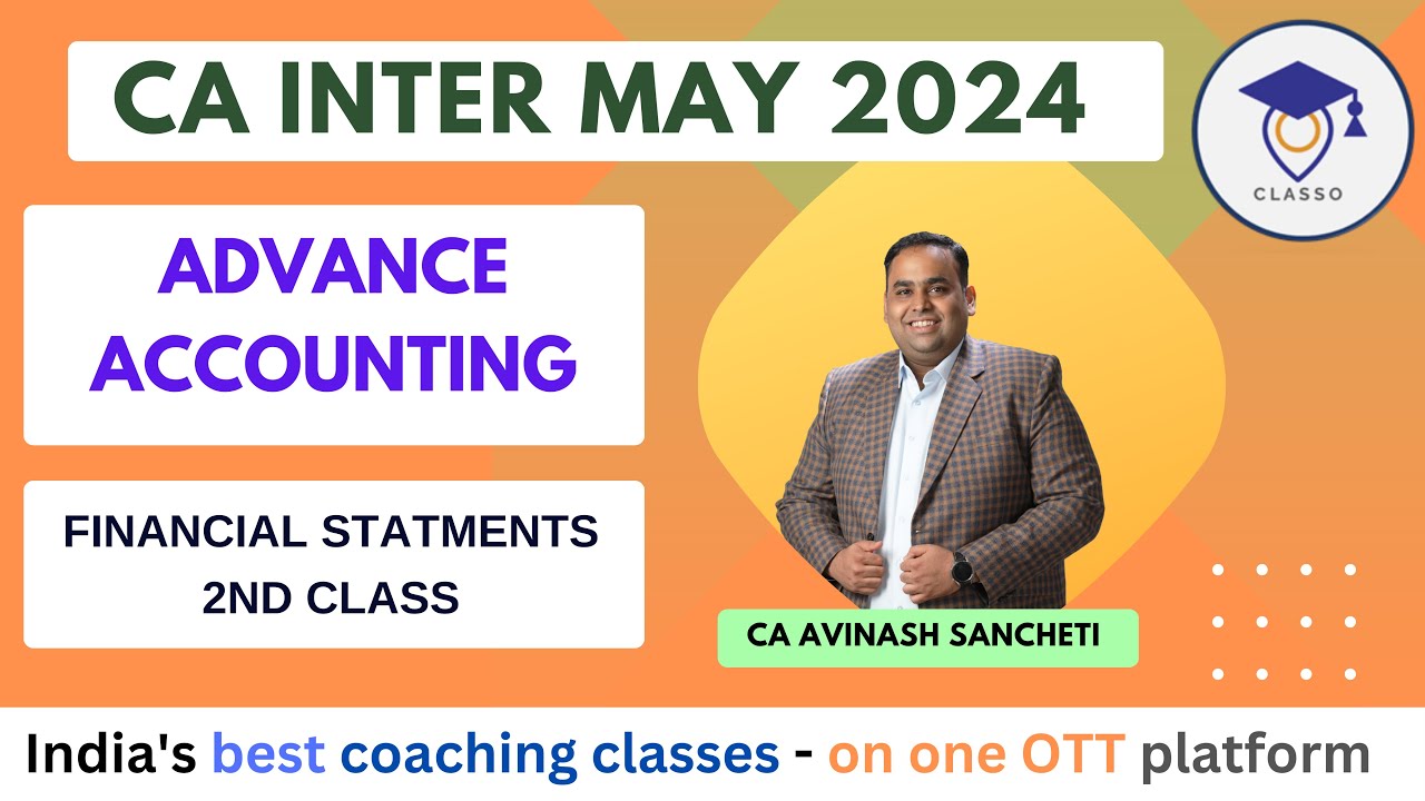 Company Financial Statements 2nd Class Ca Inter Advance Accounting