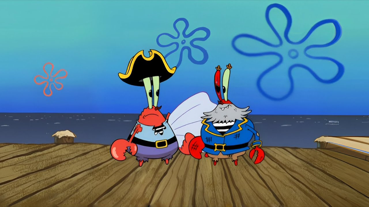 Spongebob Clip Mr Krabs As A Pirate Youtube