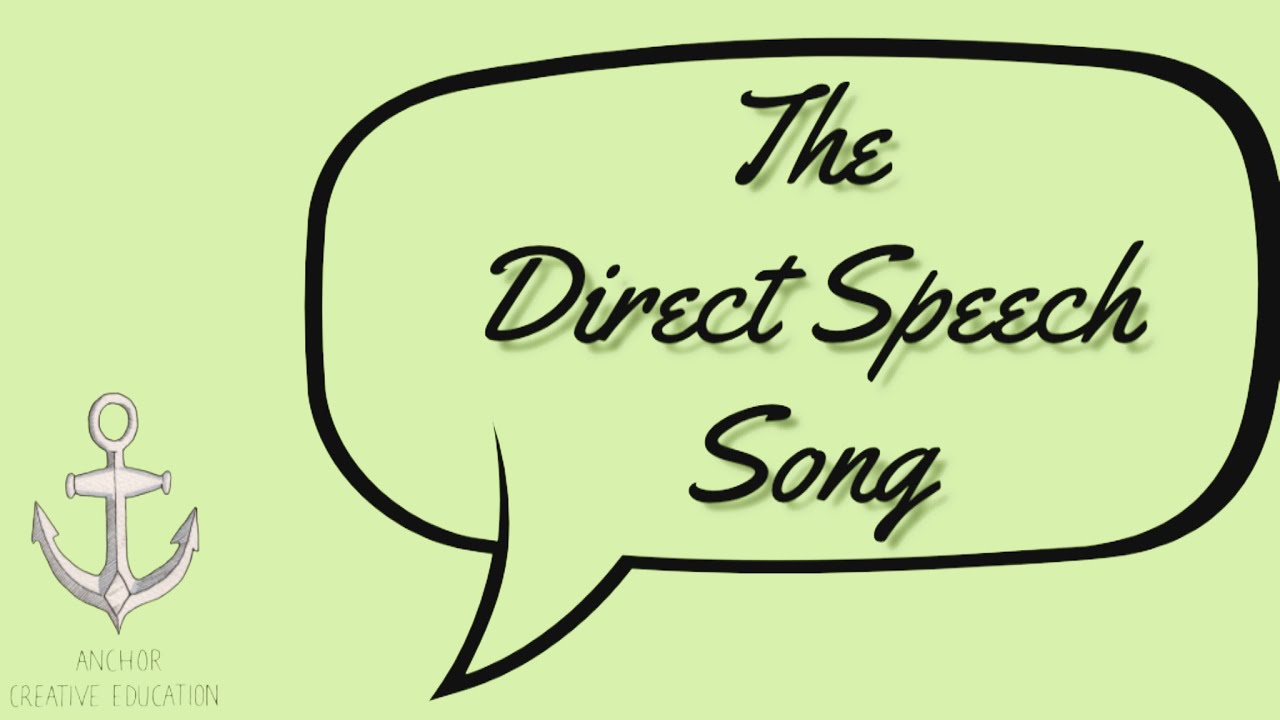 The Direct Speech Song Inverted Commas Youtube