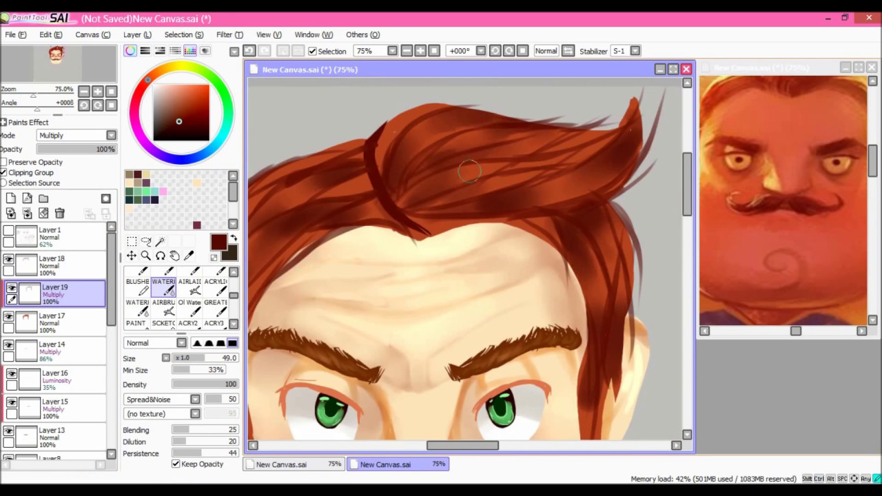 Speedpaint Hello Neighbor Youtube