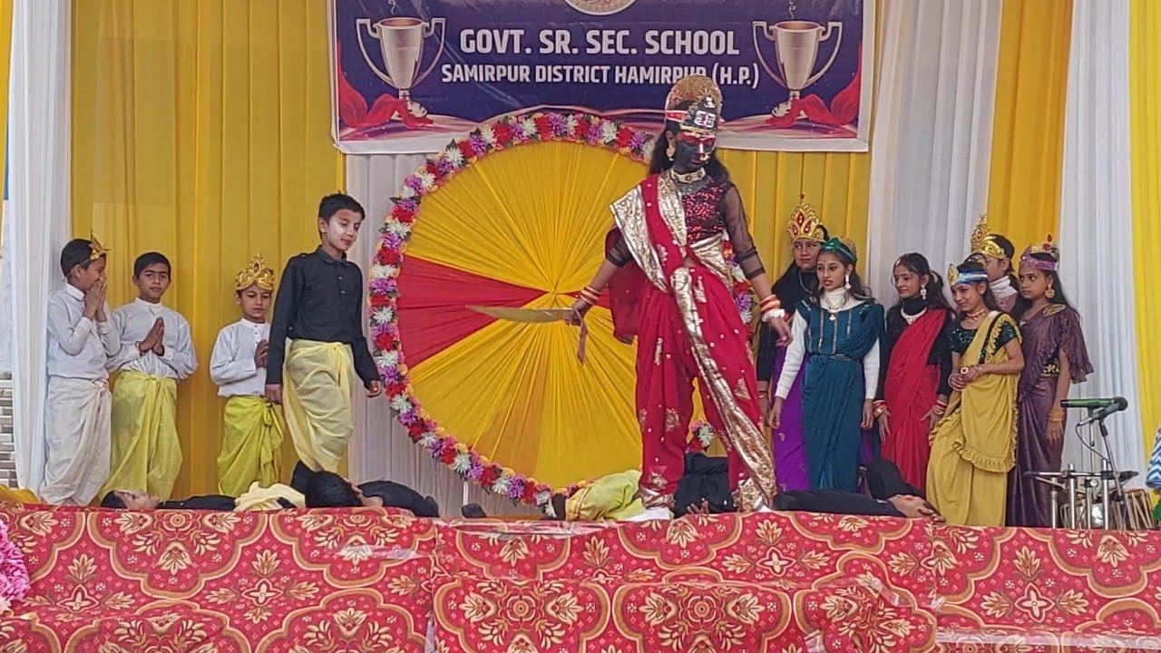 Maa Kaali Raktbeej Mythological Act School Play Annual Function