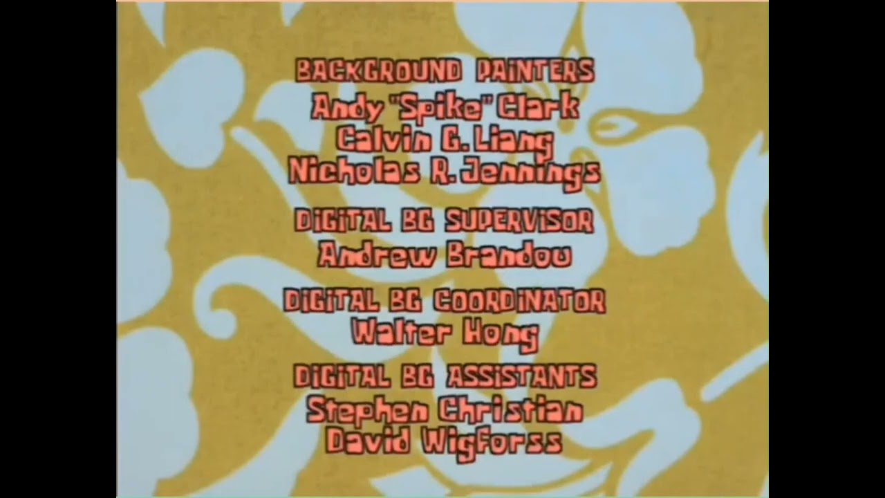 Spongebob Squarepants End Credits 1997 2001 Youtube