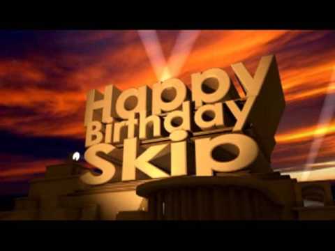Skipping Girl Happy Birthday