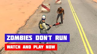 Zombies Don T Run Free Online Game On Miniplay