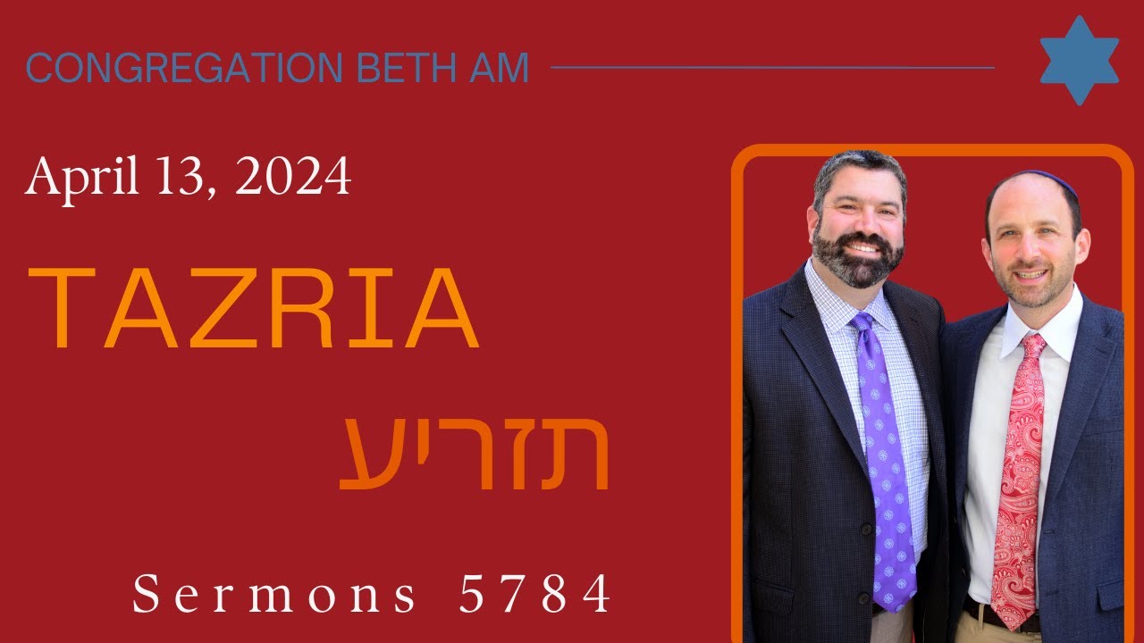Congregation Beth Am Sermons April 13 2024 Youtube