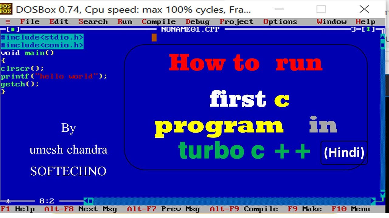 First C Program Youtube