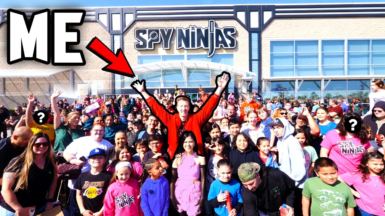 The World S First Youtube Theme Park Spy Ninjas Hq Youtube