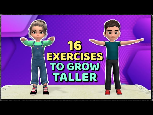 16 Moves To Grow Taller Kids Exercise No Repeats Videos For Kids