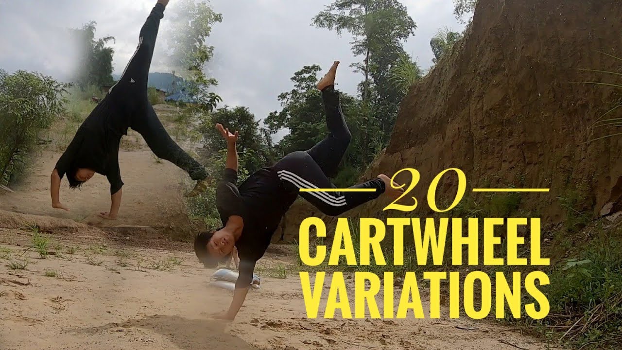 20 Cartwheel Variations Flips Freerunning Youtube