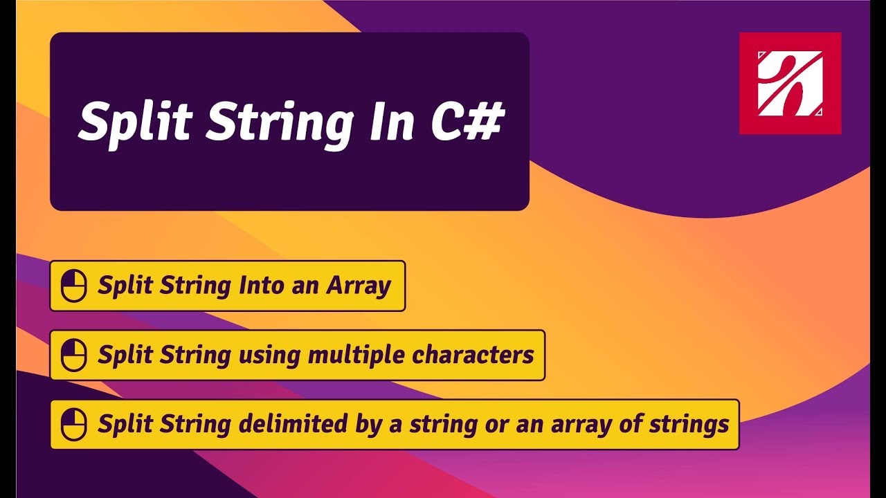 How To Split String In C By Sokchab Youtube