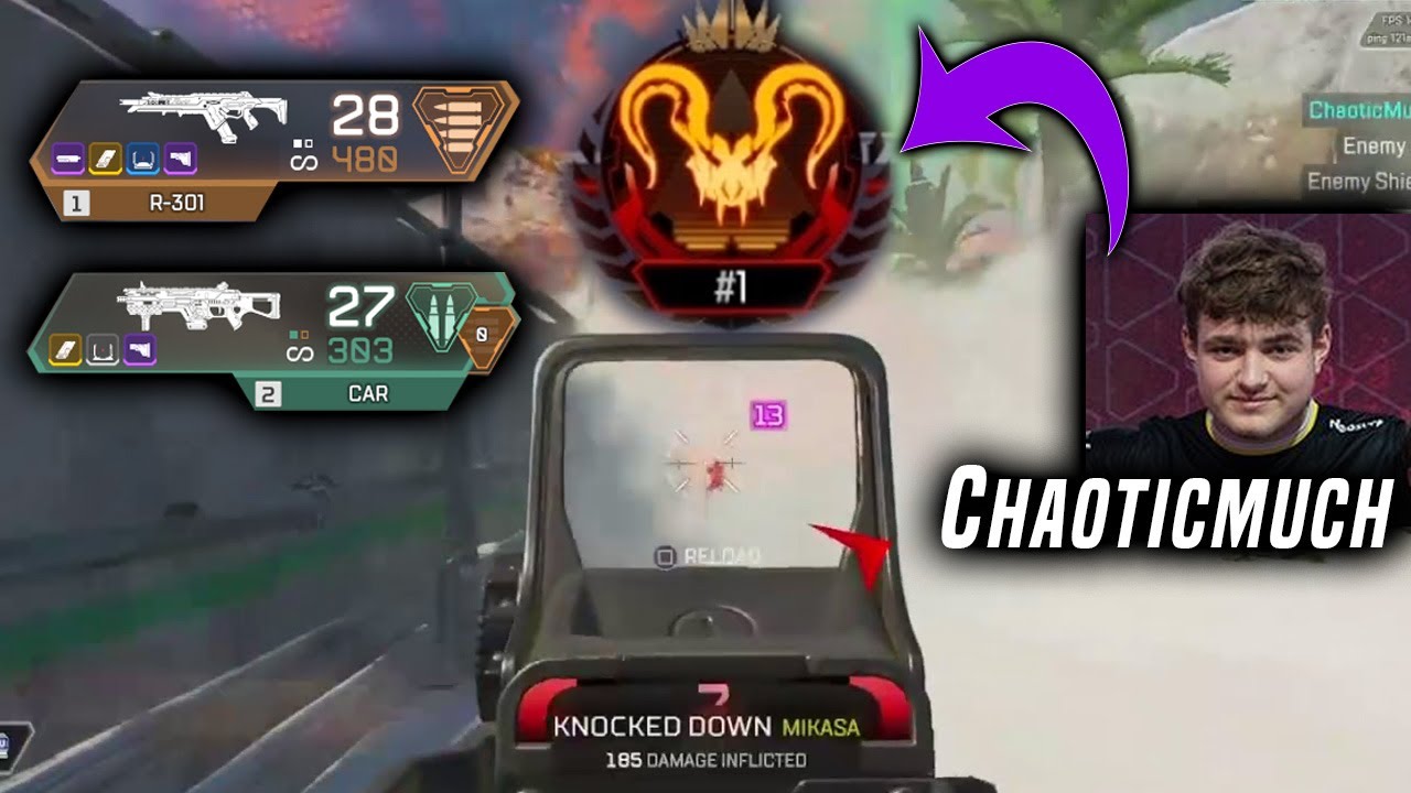 Chaoticmuch Reached The Highest Rank In Apex Legends Again 1 Pred Of