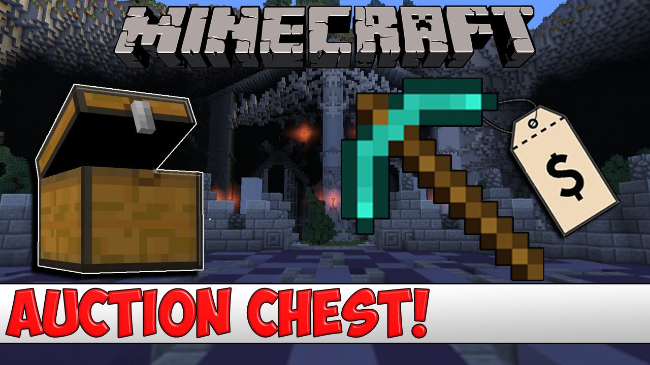 Minecraft Plugin Tutorial Auction Chest Youtube