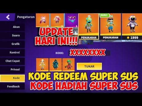 14 Kode Redeem Super Sus Terbaru September 2022 Kode Hadiah Super Sus
